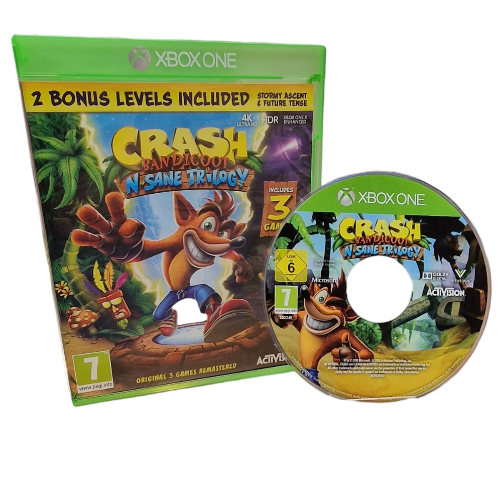 Pre-owned Crash Bandicoot: N-Sane Trilogy (Xbox One) - Own4Less Pre-owned Crash Bandicoot: N-Sane Trilogy (Xbox One) - Own4Less